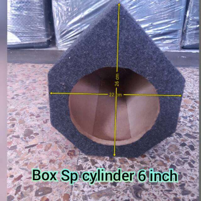 BOX SPEAKER SUBWOOFER 6 INCH CYLINDER MDF | Lazada Indonesia