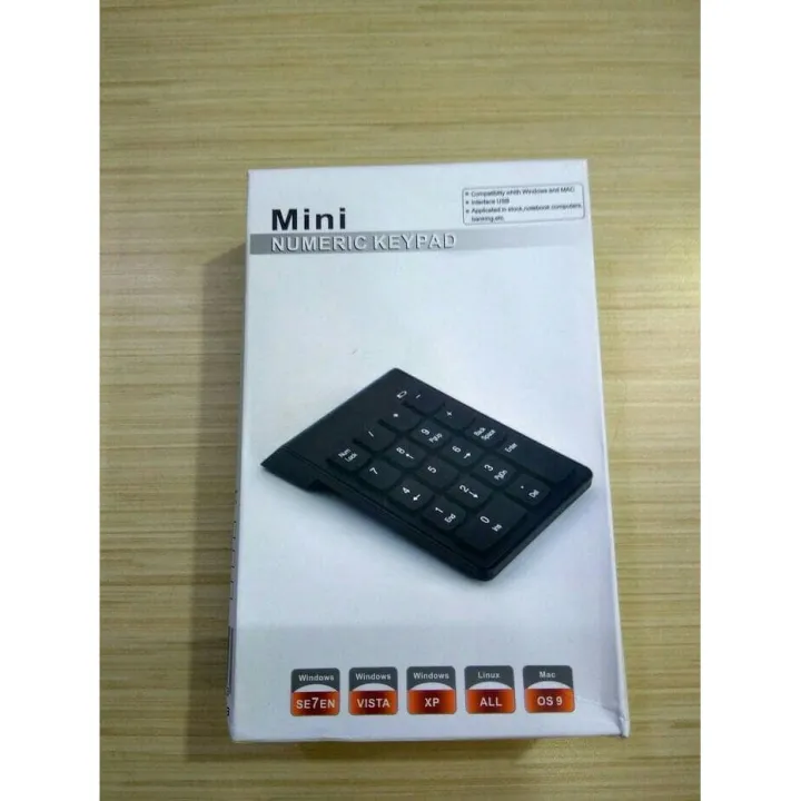 Wireless Portable Numeric keypad Numpad 2.4GHz Keyboard Numerik ...