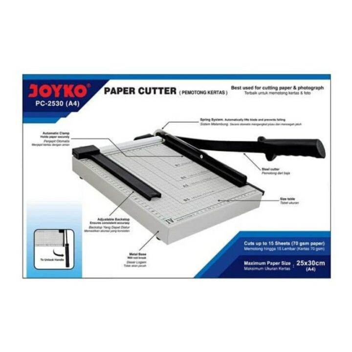 Pemotong Kertas A4 Joyko PC-2530 Paper Cutter Joyko Ukuran A4 | Lazada ...