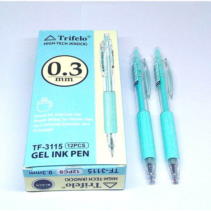 Pulpen Hi-Tech ( Knock ) Trifelo TF-3115 - 0.3 mm | Lazada Indonesia