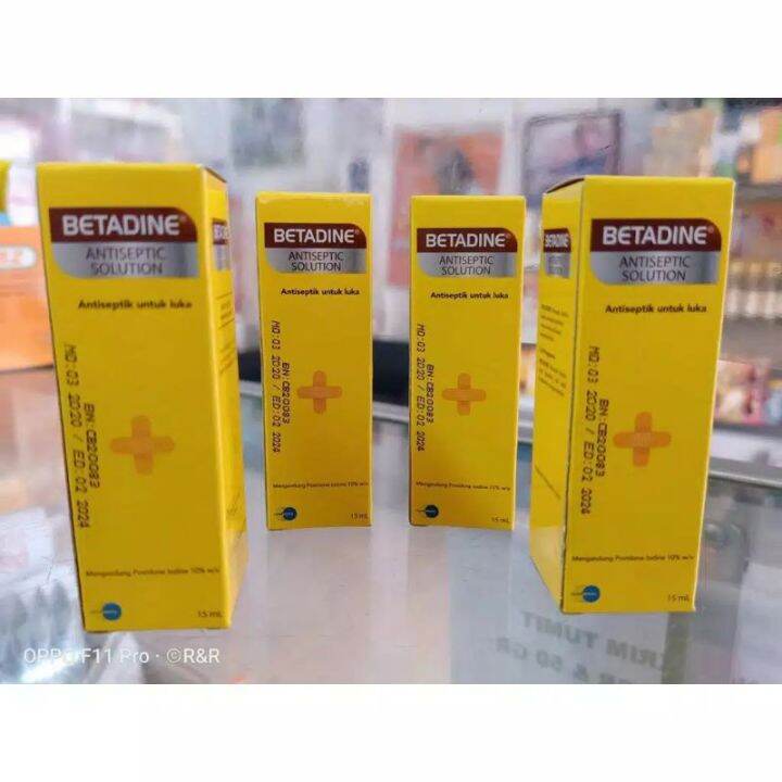 BETADINE ANTISEPTIC SOLUTION 15 ML (HARGA PER BOTOL) | Lazada Indonesia