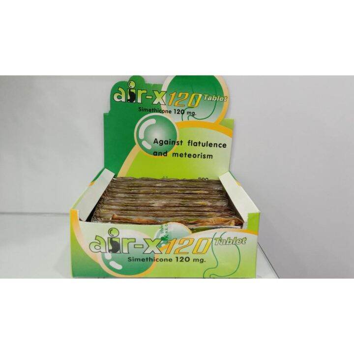 AIR X 120MG (Simethicone) 10SX50 | Lazada