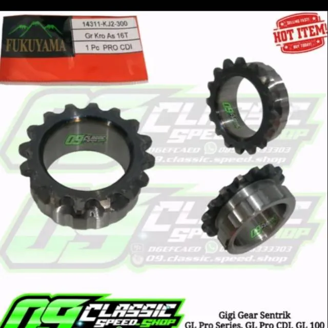 Gear Ger Setrik Sentrik Timing kamprat Bawah GL Pro Series GL Pro Cdi ...