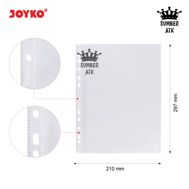 Sheet Protector Pelindung Kertas Joyko SHP-202-10 A4 1 Pack 10 Pcs ...