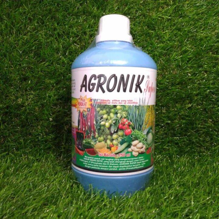 Agronik Pupuk cair super NPK Agronik isi 750 ml pupuk segala jenis ...