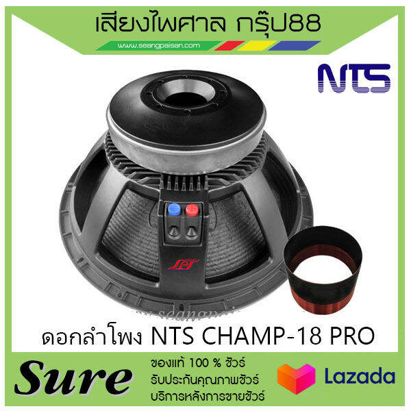 ดอกลำโพง NTS CHAMP-18 PRO สินค้าพร้อมส่ง | Lazada.co.th