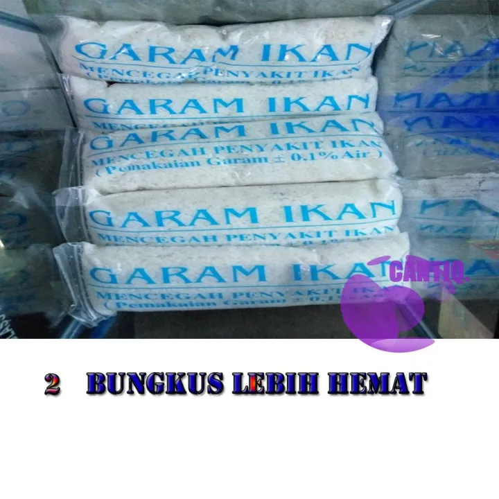 Garam Ikan aquarium ( PAKET 2 BUNGKUS ) garam ikan kolam crystal Garam ...