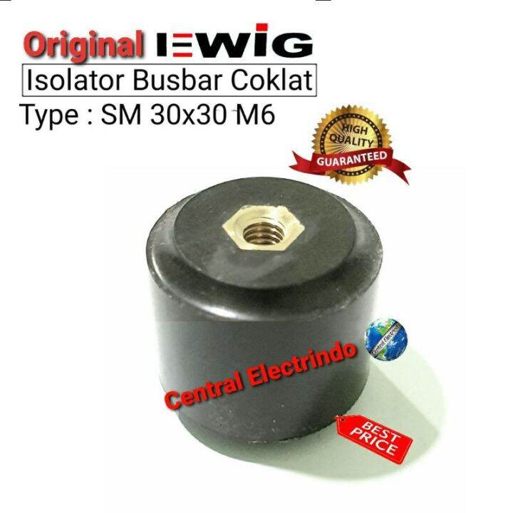Isolator Busbar EWIG SM 30x30 M6 Coklat | Lazada Indonesia