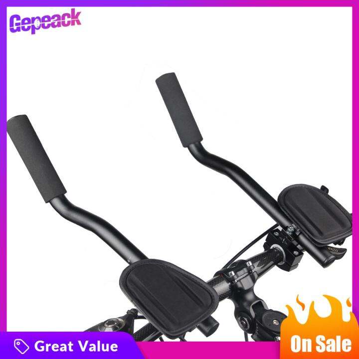 Gepeack Bike Aero Bar Bicycle Arm Rest Bar for BMX Mountain Bikes ...