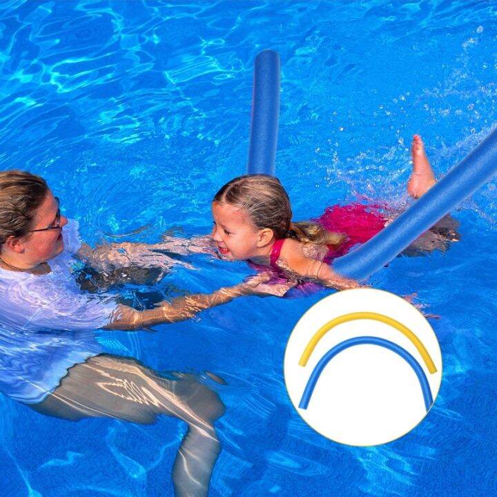YEAHIBABY 2 Pcs Hollow Swimming Float Pool Noodle Foam Floating Pool Noodle Child Kids Swim ...