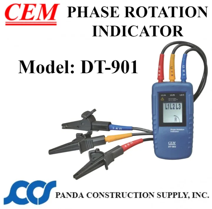 CEM Phase Rotation Indicator DT-901 | Lazada PH