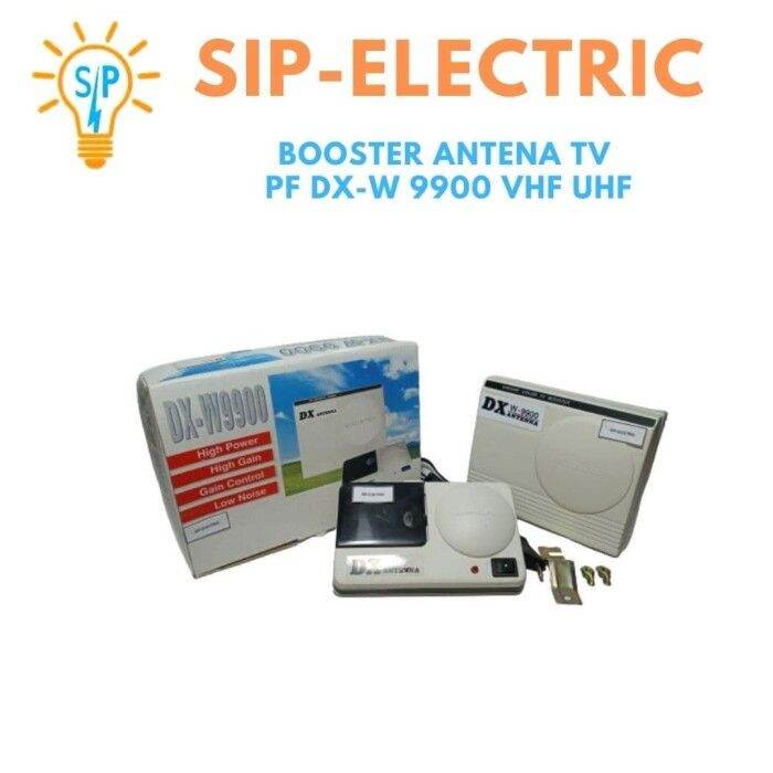 BOOSTER ANTENA TV PF DX-W 9900 VHF UHF | Lazada Indonesia