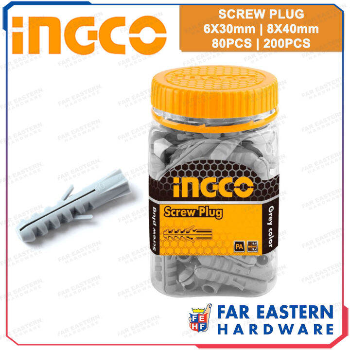 INGCO Screw Plug Tox 6x30mm | 8x40mm INHT | Lazada PH