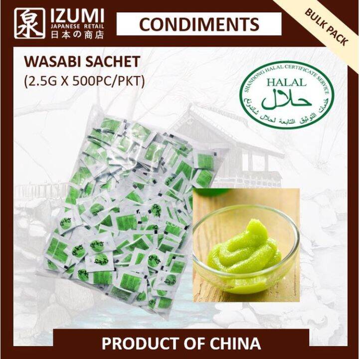 WF Mini Wasabi Sachets (2g x 500sachet/pkt) - HALAL | Lazada Singapore