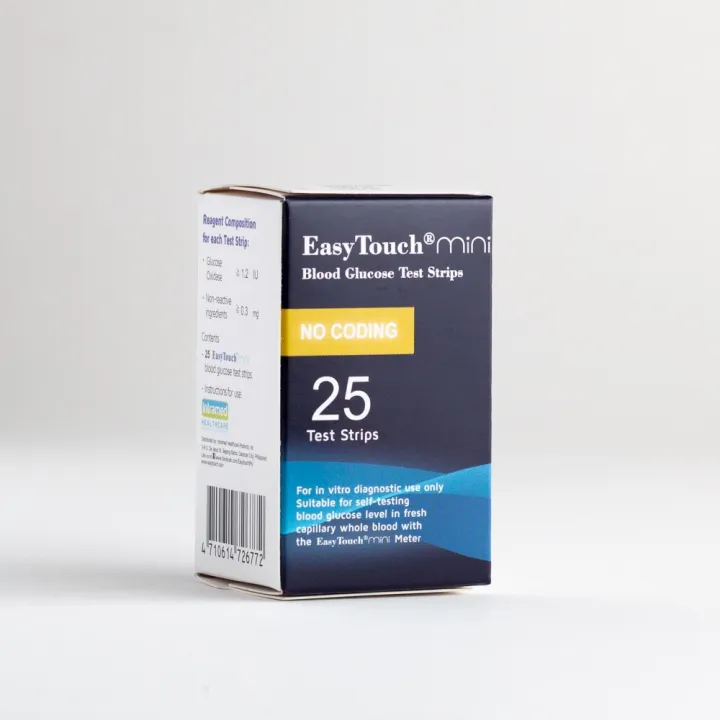 EasyTouch Glucose Mini Strips 25's | Lazada PH