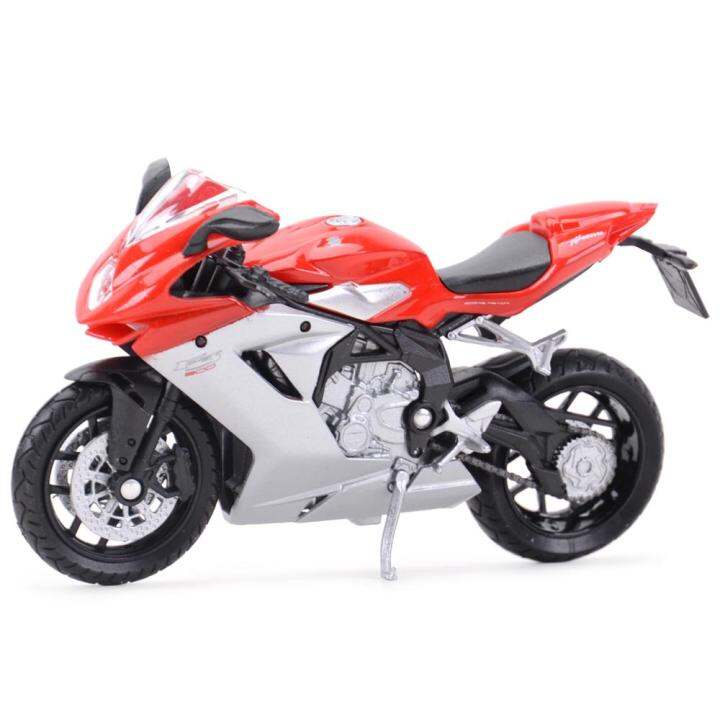 โมเดลมอเตอร์ไซค์ โมเดลรถจักรยานยนต์ Mv Agusta F3 800 รถโมเดลรถ