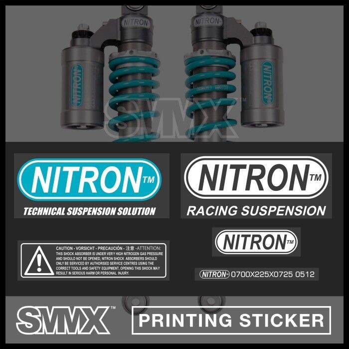 Sticker stiker shock tabung per Nitron Suspension | Lazada Indonesia