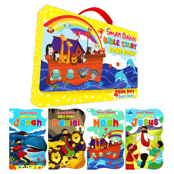 Smart Babies Bible Story Board Books Set (4 Books) | Lazada PH