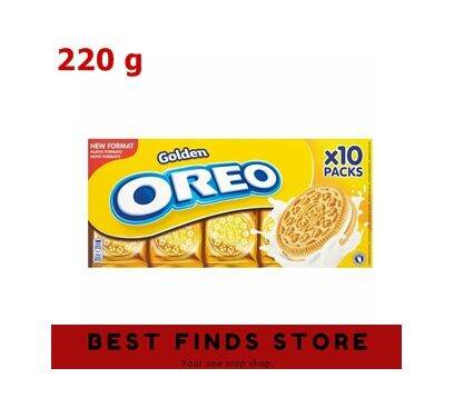 Oreo Golden Vanilla Flavor Sandwich Biscuits 10 Packs, 220g | Lazada PH