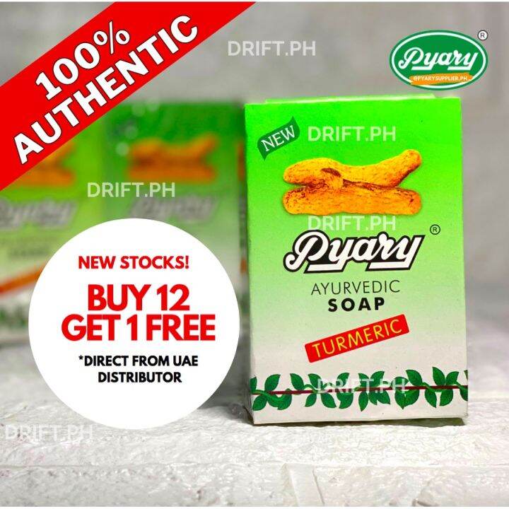 [Original] Pyary Turmeric Soap [BUY 12 GET 1 FREE] | Lazada PH