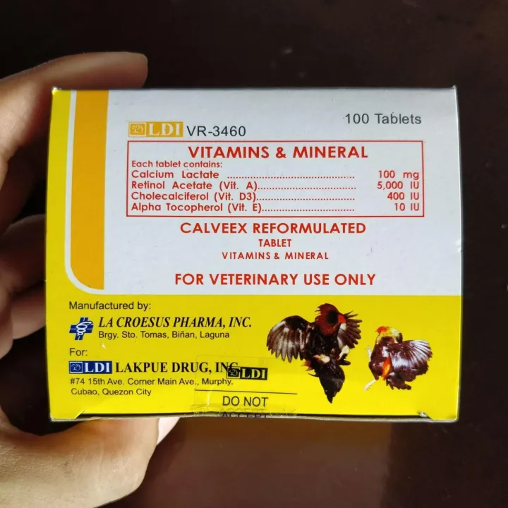 CALVEEX (VITAMINS AND MINERALS) TABLET - 10 tablets - LDI | Lazada PH
