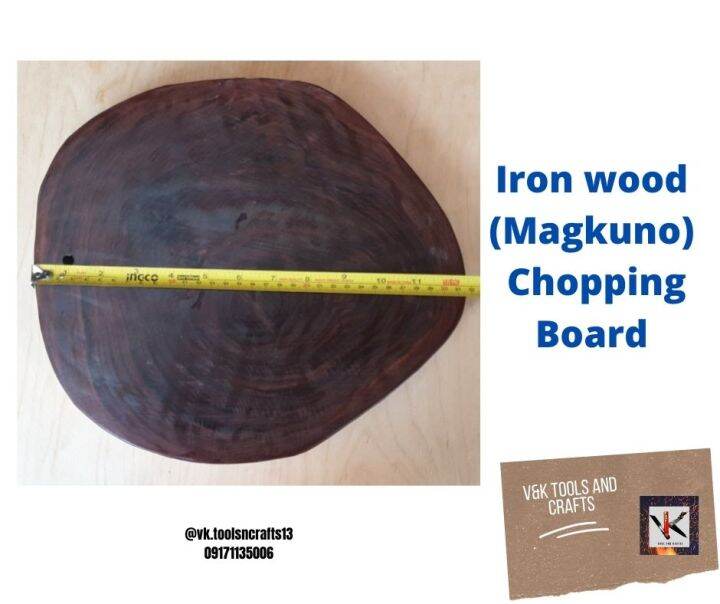 Iron Wood/Magkuno Chopping Board, Round | Lazada PH