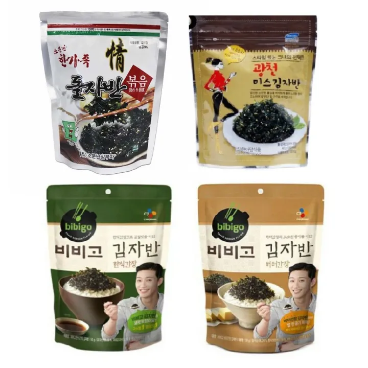 CJ Bibigo Seaweed Flakes Korean Style Soy Sauce Butter Soy Sauce Flavor ...