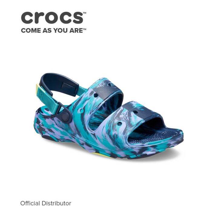 Crocs Classic All Terrain Marbled Sandal in Navy Multi | Lazada PH