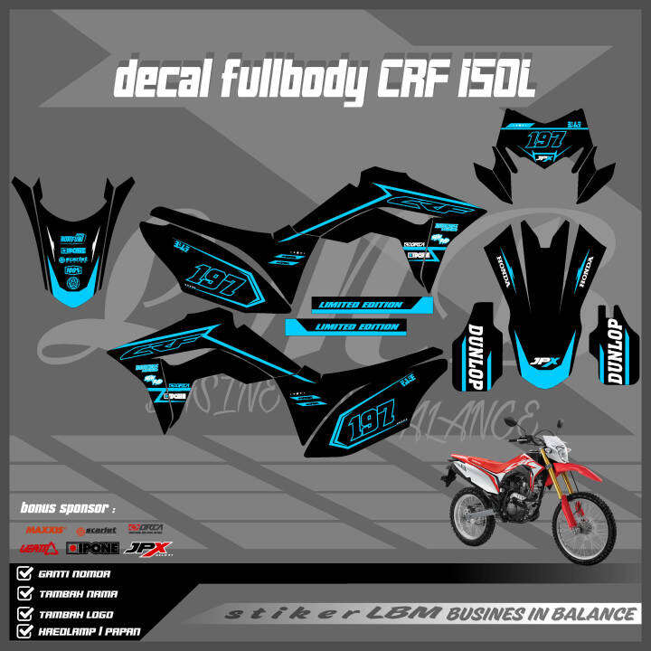 decal crf 150L simpel | Lazada Indonesia