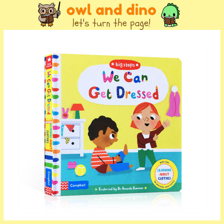 We Can Get Dressed (Interactive Board Book) | Lazada PH