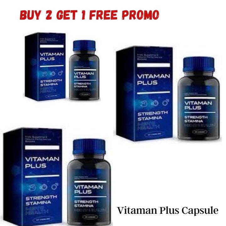 Buy 2 Get 1 Free Promo Authentic Vitaman Plus For Men | Lazada PH