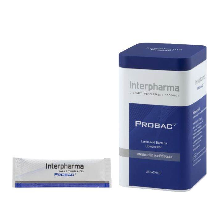 ด่วนโปร ส่งฟรี [ขายดีอันดับ1] Interpharma Probac7 โปรไบโอติกและพรีไบโ ...