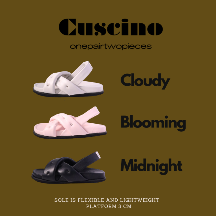 NEW OnepairTwopieces รองเท้ารุ่น Cuscino มีทั้งหมด 3 สี | Lazada.co.th