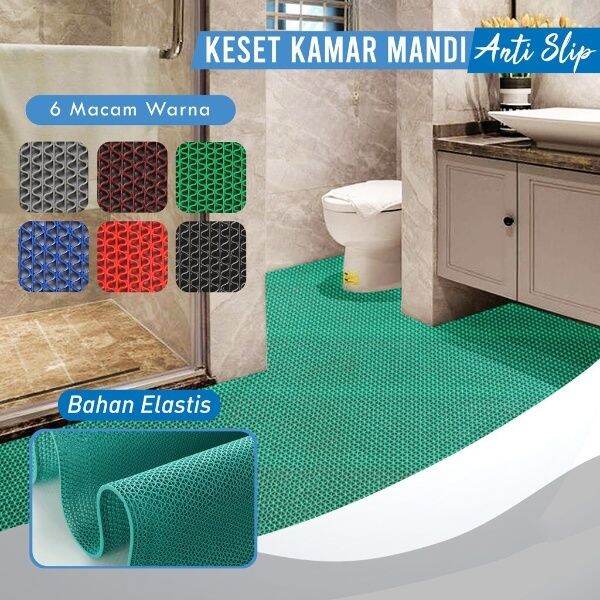 Karpet Keset Hollow Meteran Keset Anti Slip Meter Keset S Mat PVC Coil ...