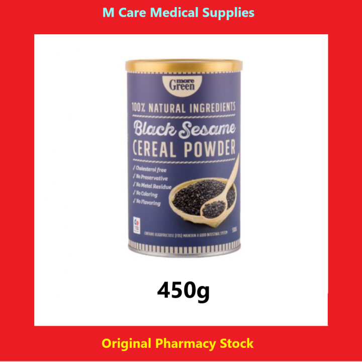MoreGreen Black Sesame Cereal Powder 450g | Lazada