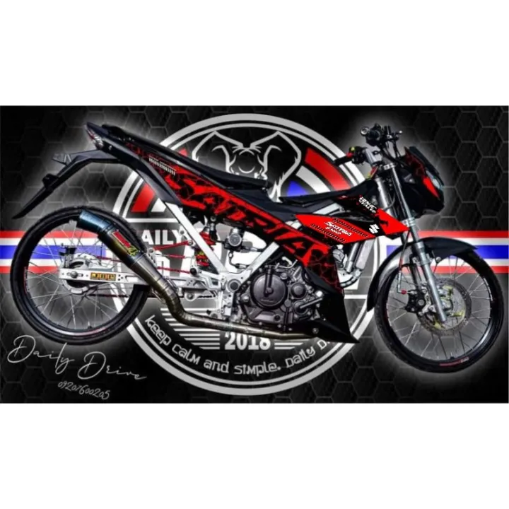Suzuki Raider 150 Fi Decal Sticker (Satria Design) | Lazada PH