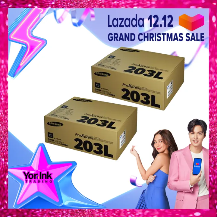 Samsung 203L MLT D-203L Laserjet Toner Cartridge Set Of 2 | Lazada PH