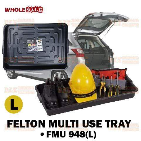 FELTON Multi Use Car Boot Tray Plastic Multipurpose Wet Dry Good/Dulang ...