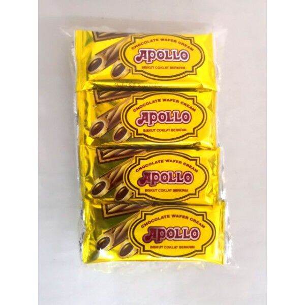 Apollo Chocolate Wafer Stick Cream 11G Childhood Snack Jajan Zaman ...