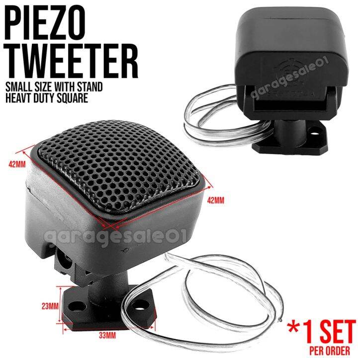 ⚡Small Piezo Tweeter With Stand (PAIR)⚡ | Lazada PH