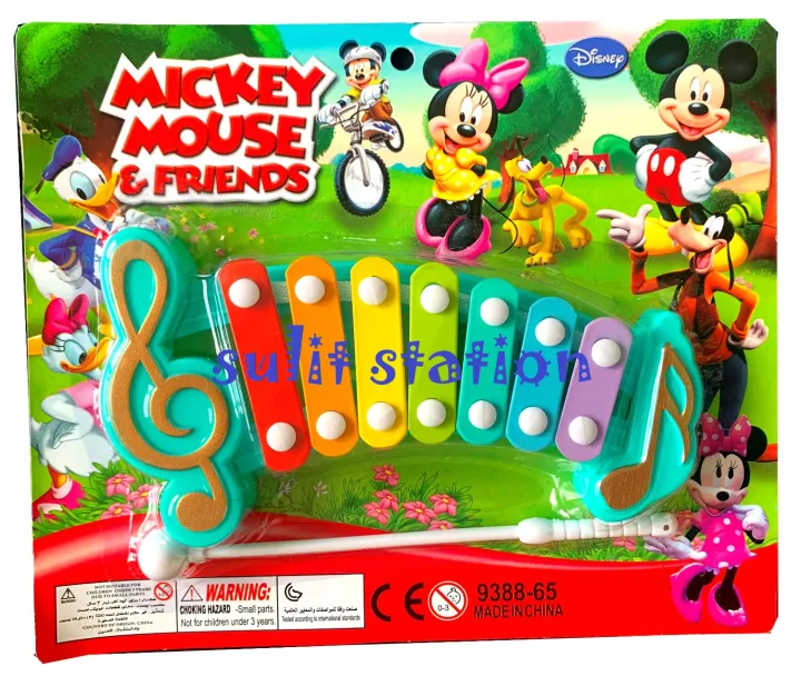 MICKEY MINNIE rat MOUSE MUSICAL XYLOPHONE MUSIC INSTRUMENT TOYS | Lazada PH