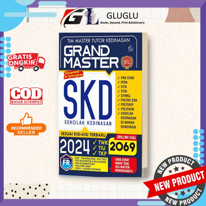 BUKU GRAND MASTER SKD SEKOLAH KEDINASAN 2024 (b5) | Lazada Indonesia
