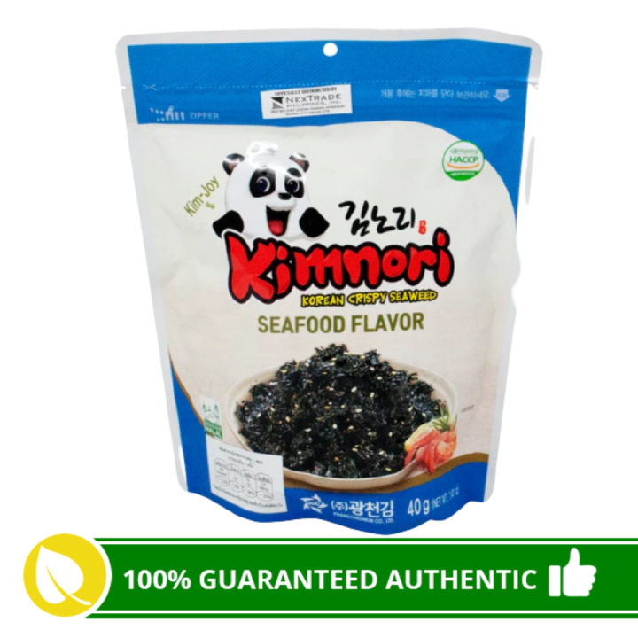 Kimnori Korean Crispy Seaweed Seafood Flavor Snacks 40g | Lazada PH