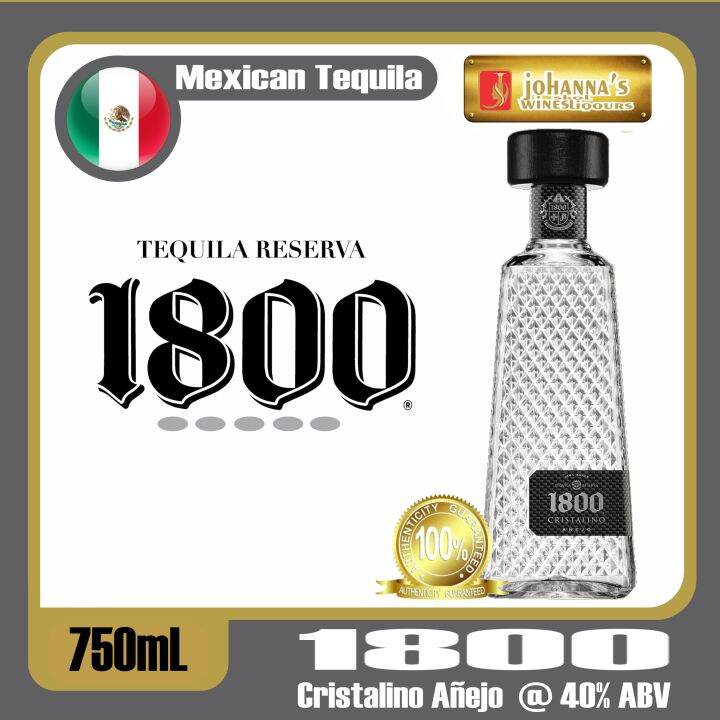 1800 Cristalino Anejo Tequila 750ml | Lazada PH