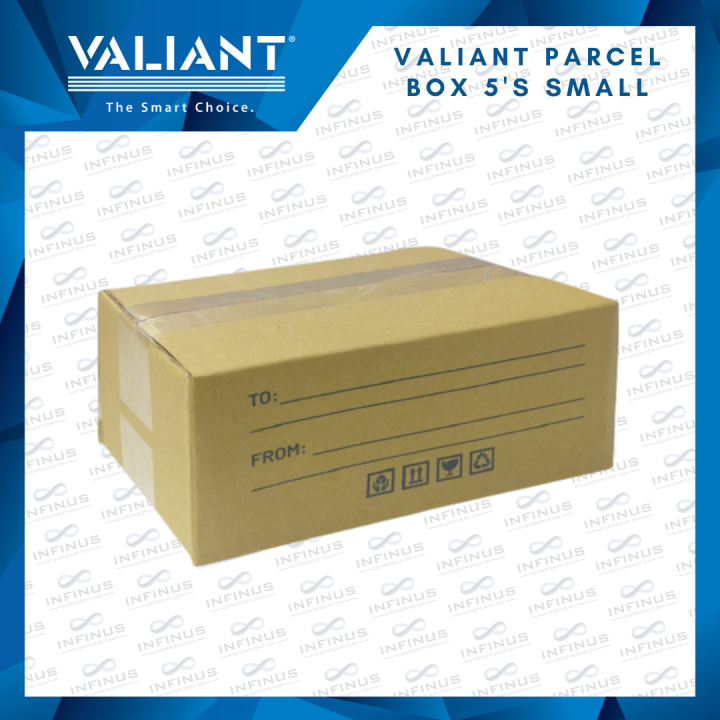 Valiant Parcel (Corrugated ) Box 5's Small | Lazada PH