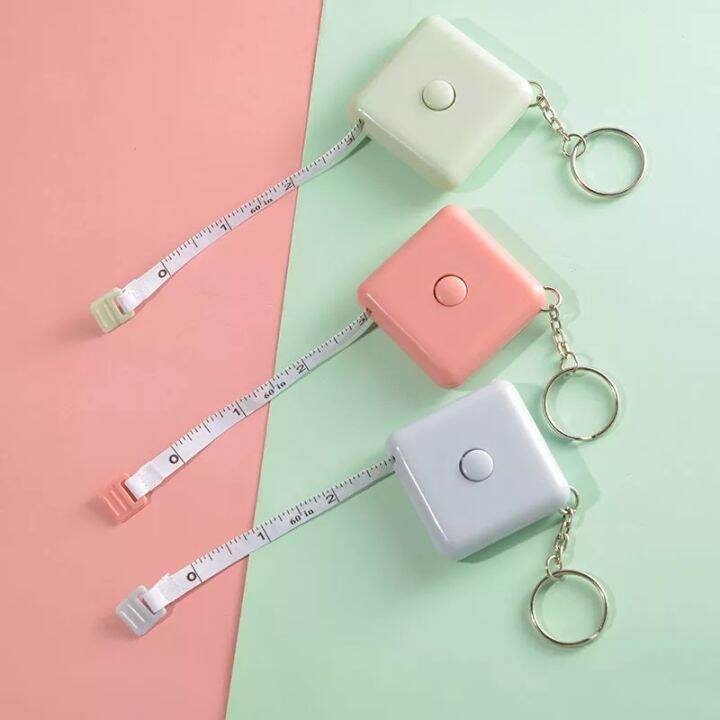 Meteran Mini H401 Meteran Plastik Pita Fiberglass Bentuk Kotak | Lazada ...