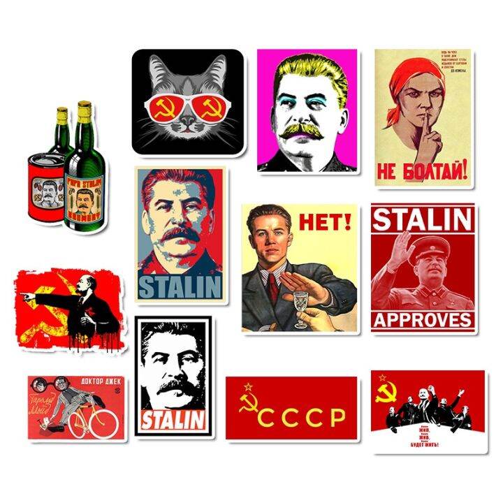 🧡พร้อมส่ง🧡Sticker Russia Stalin CHINA CCCP รัสเซีย สตาลิน จีน สหภาพ ...