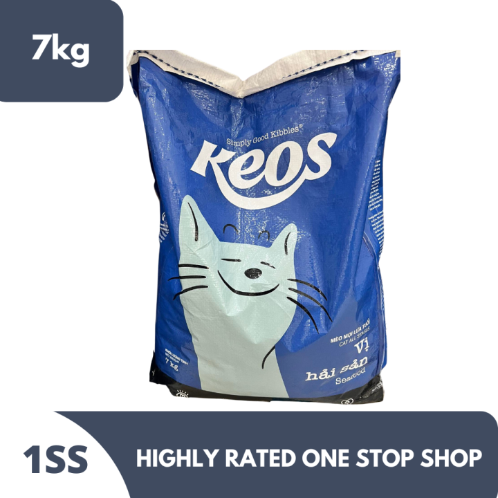 Simply Good Kibbles Keos, Seafood Cat Food, All Stages 7kg | Lazada PH