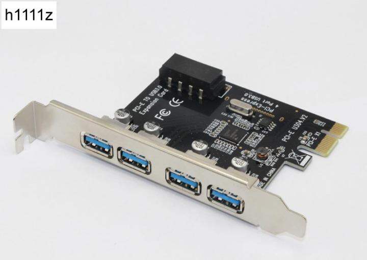 4 Port PCIE To USB 3.0 Expansion Card PCI Express Adapter Pcie Card 4 ...
