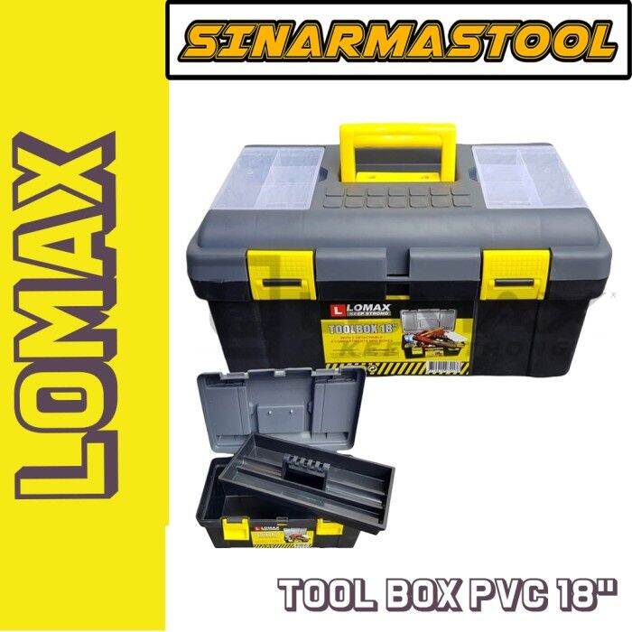 Tool Box / ToolBox Lomax Rak 2 susun 18" 18inch | Lazada Indonesia